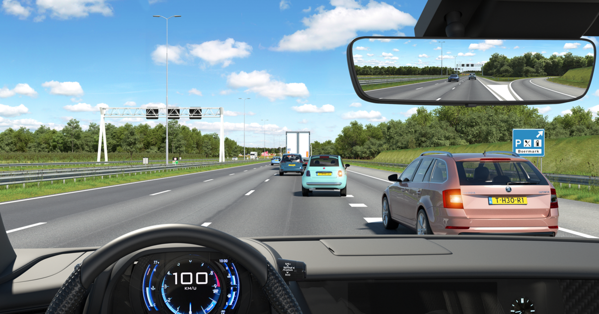 Invoegen snelweg regels | Theorie.nl